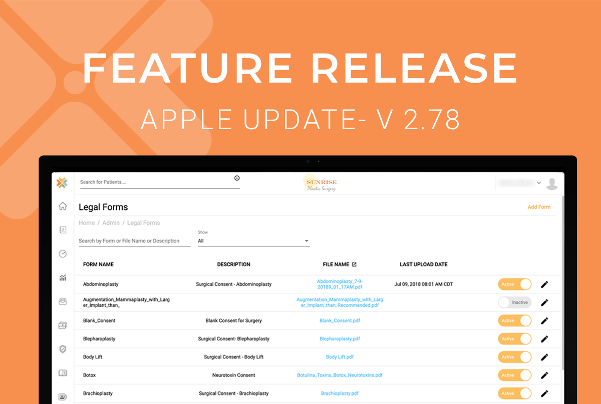 Symplast Release Hub - Release Hub - Apple v2.78 Update